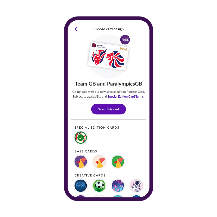 Kids Debit Card & Pocket Money App | Rooster Card | NatWest